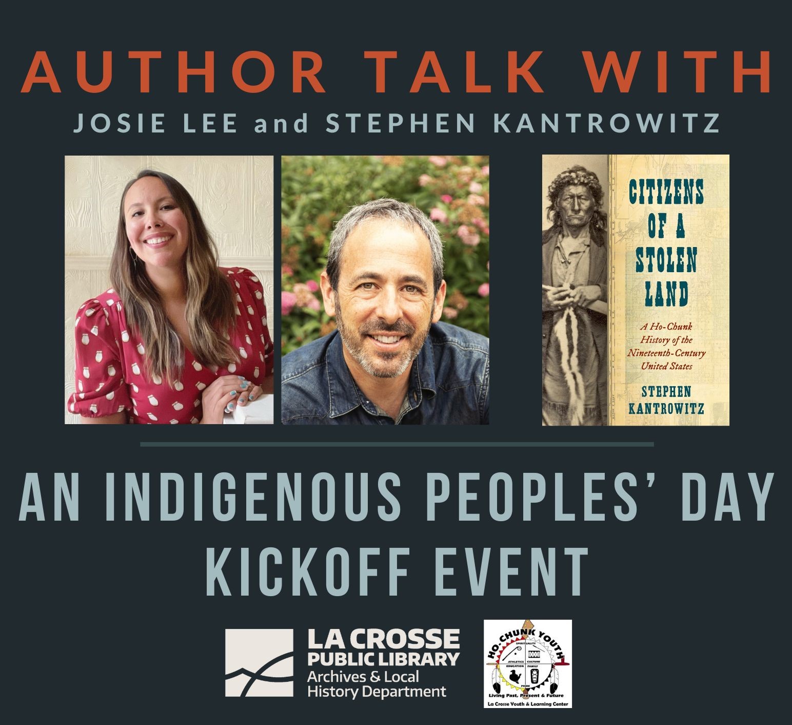 An Indigenous Peoples' Day Kickoff Event: Author Talk with Josie Lee ...