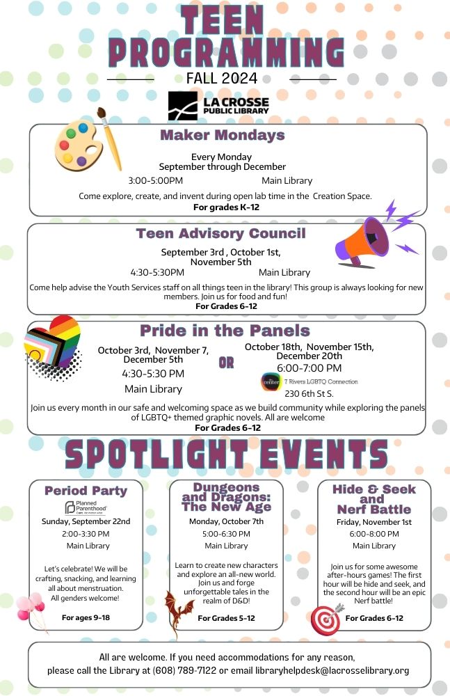 Children & Teens | La Crosse Public Library