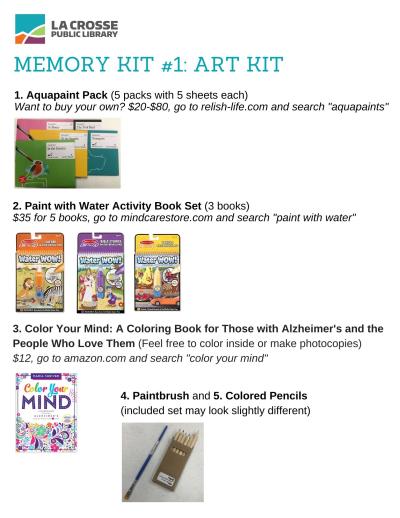 Senior Connections: Memory Kits | La Crosse Public Library