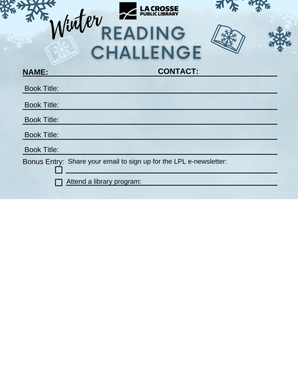 Winter Reading Challenge | La Crosse Public Library